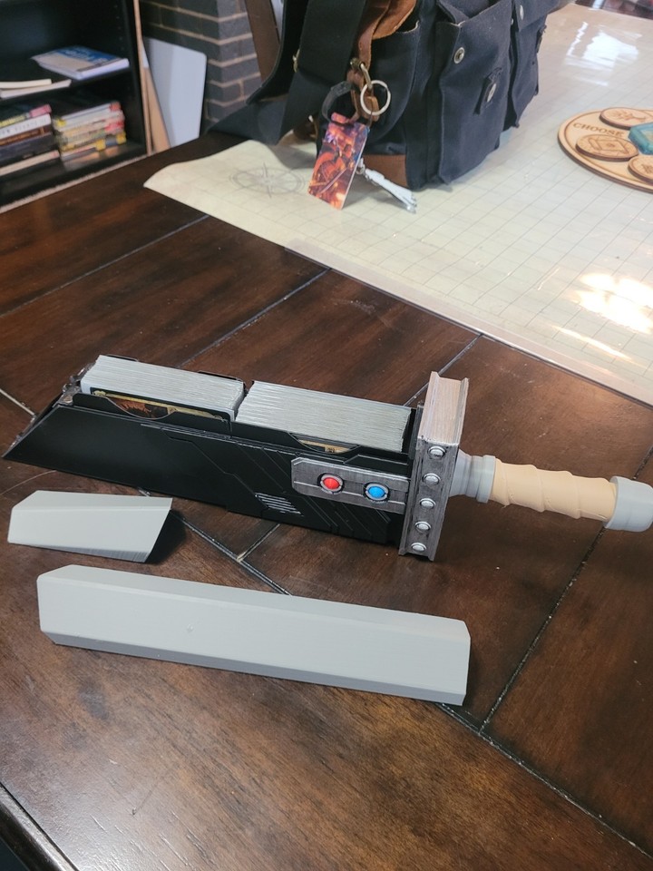 Buster Sword Deck Box/Dice Holder Final Fantasy Mtg Commander | eBay