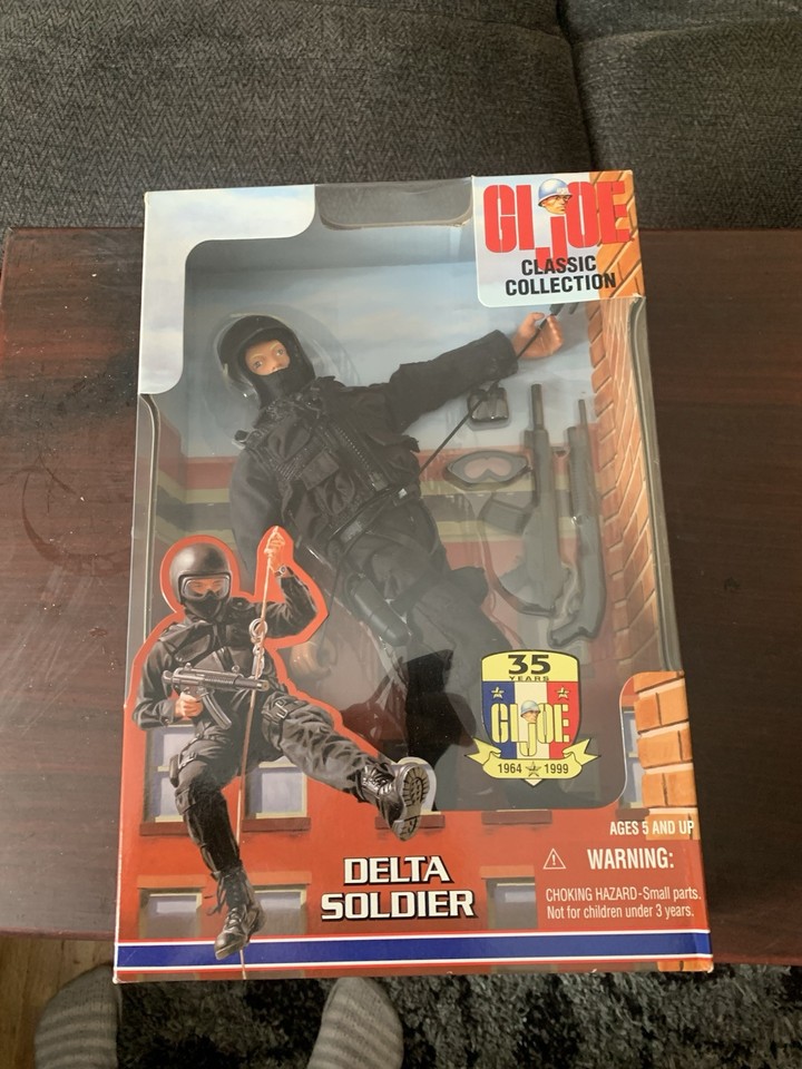 GI JOE Delta Soldier 12” Figure GI JOE Classic Collection Hasbro 1999 ...