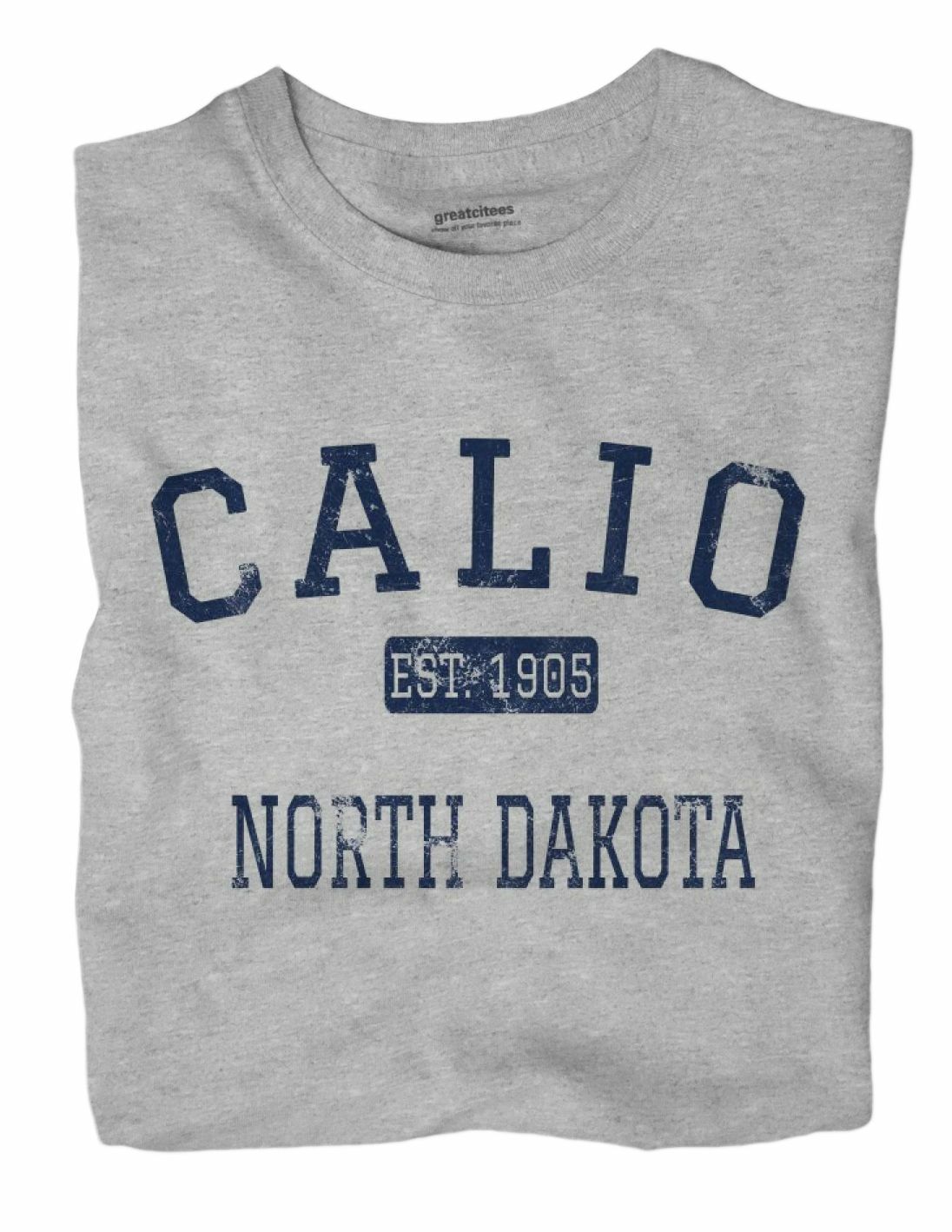 Calio North Dakota ND T-Shirt EST | eBay