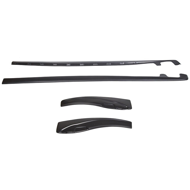 ZR1 Style ABS Side Skirts Rocker Panels Mud Flaps For Corvette C6 Z06 ...