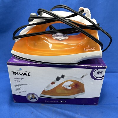 Rival Lightweight Iron #16214 1100 Watts, Steam/Dry with Pump Spray ...
