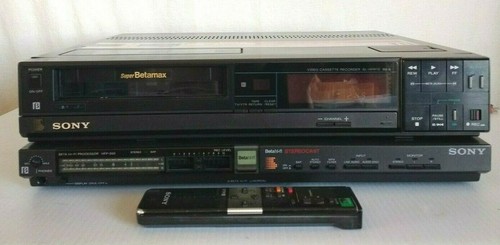 Sony SL-HFR70 Super Betamax and HFP200 Stereocast Hi Fi Processor in ...