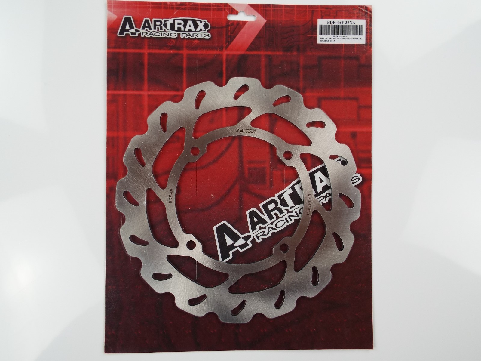 Suzuki RMZ250 Front Brake Wavey Disc 2007-2017 RMZ450 2005-17 ARTRAX ...