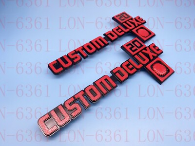 for Chevrolet Custom Deluxe 20 Badge Emblem Insert Set Badge Ornament ...