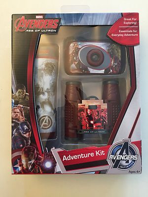 Marvel Avenger 3pc ADVENTURE KIT Real! 35mm Camera & Flashlight ...