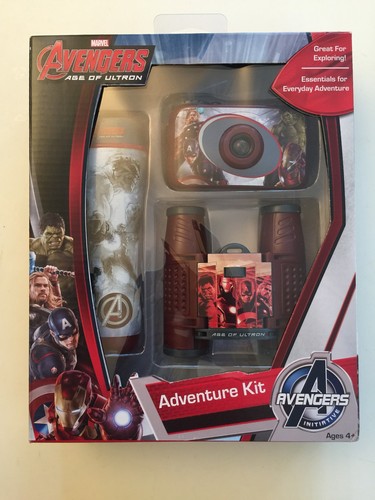 Marvel Avenger 3pc ADVENTURE KIT Real! 35mm Camera & Flashlight ...