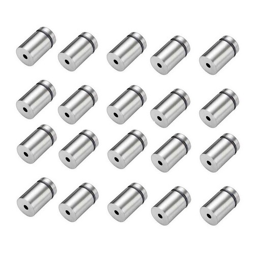 Stainless Steel Standoff Pins Mounts Set 20PCS for Sign Advertising ...