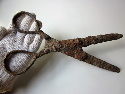 Very rare ancient late Roman or Byzantine large iron scissors. | eBay