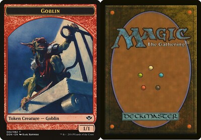 50 Token Cards - GOBLIN Tokens - Duel Decks: Speed vs Cunning - Magic ...