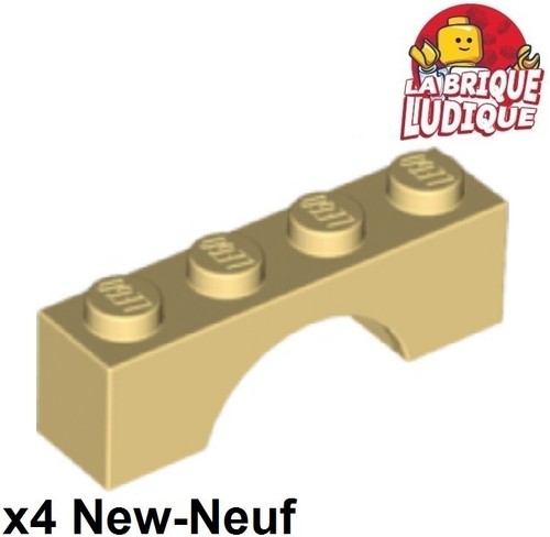 Lego 4x Brick Arch 1x4 Bridge Beige/Tan 3659 NEW | eBay