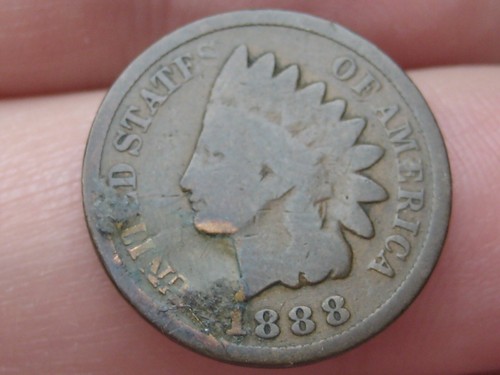 1888 Indian Head One Cent Penny- Good/VG Details | eBay