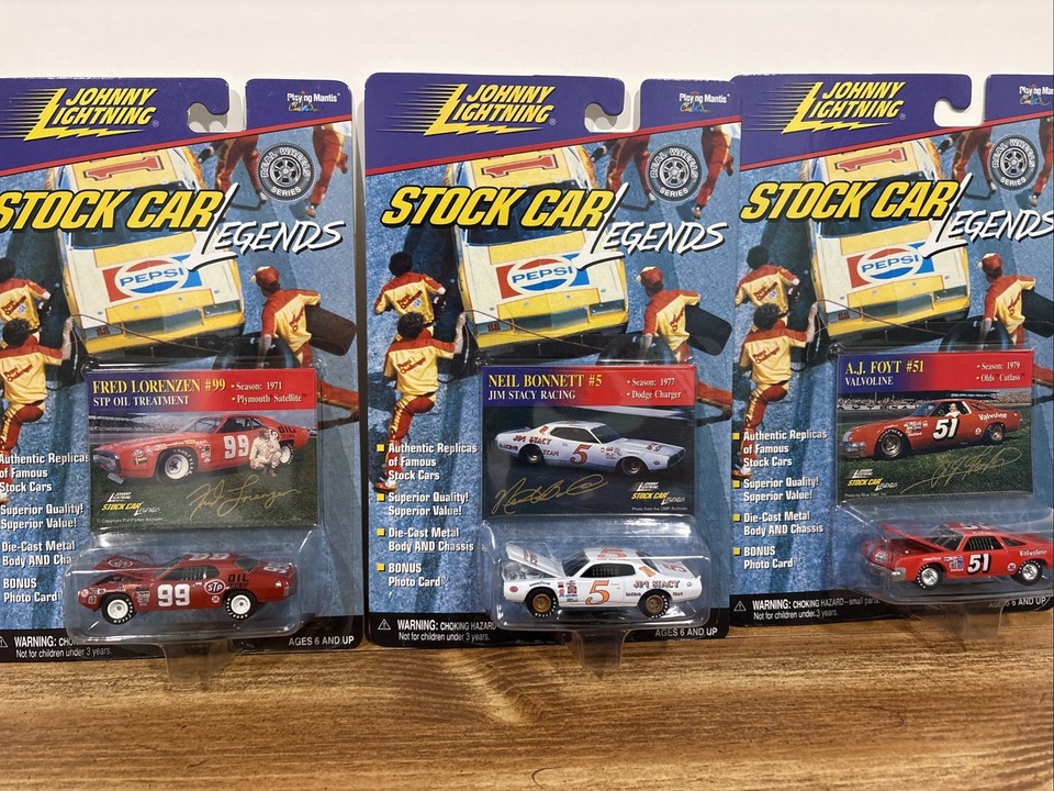 Johnny Lightning 1999 Stock Car Legends 6 Car Set | eBay