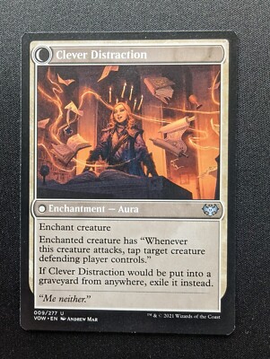 Magic the Gathering CLEVER DISTRACTION / DISTRACTING GEIST Innistrad ...