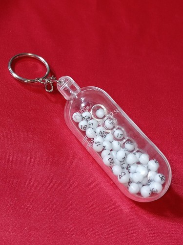 2 Lotto Shake Picker Numbers Keychain Collectible Novelty Winning Balls ...