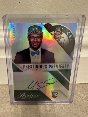2014-15 Prestige Prestigious Premieres Signatures PPMS Marcus Smart ...