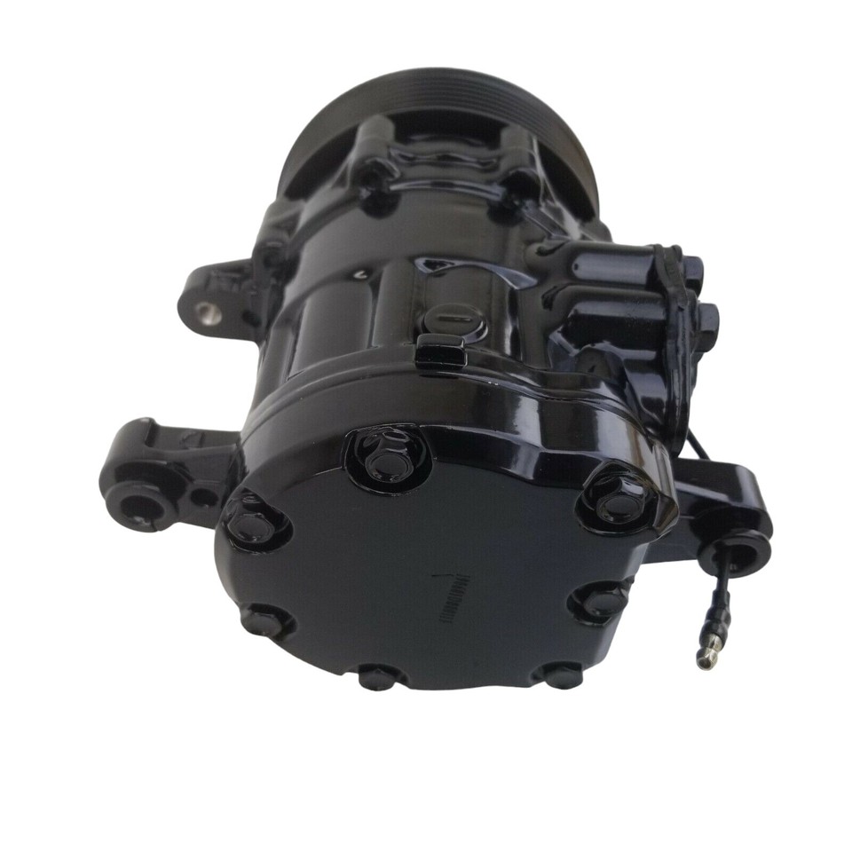 Black Mini Sanden SD7 7176 Style AC Compressor R134 Serpentine With ...