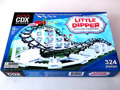 The Little Dipper - CDX Blocks Roller Coaster Building Kit New! 324 ...