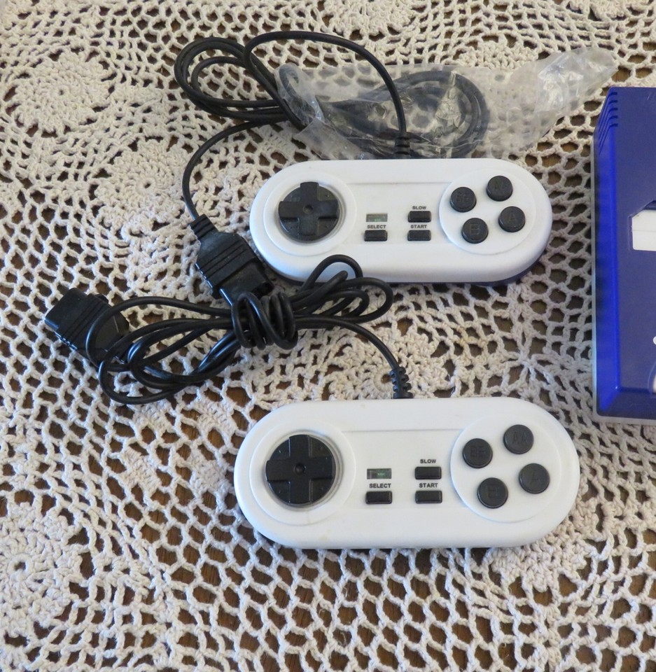 YOBO FC Game Console w/ 2 Controllers, AV & Power Cables NES Clone ...