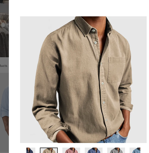 Bestbestones Men's shirts (new) Size L, Beige and olive green 35 USD ...