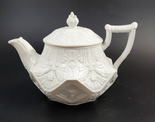 Antique 1820 Wedgwood White Stoneware Teapot Grotesque Masks, Rare | eBay