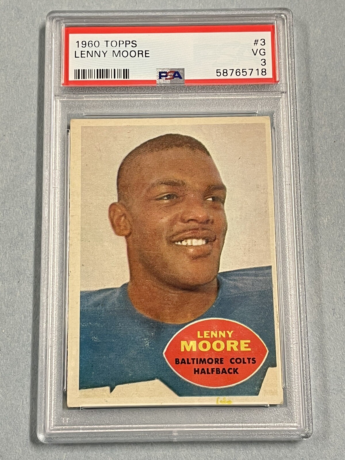 1960+Topps+-+%233+Lenny+Moore for sale online | eBay