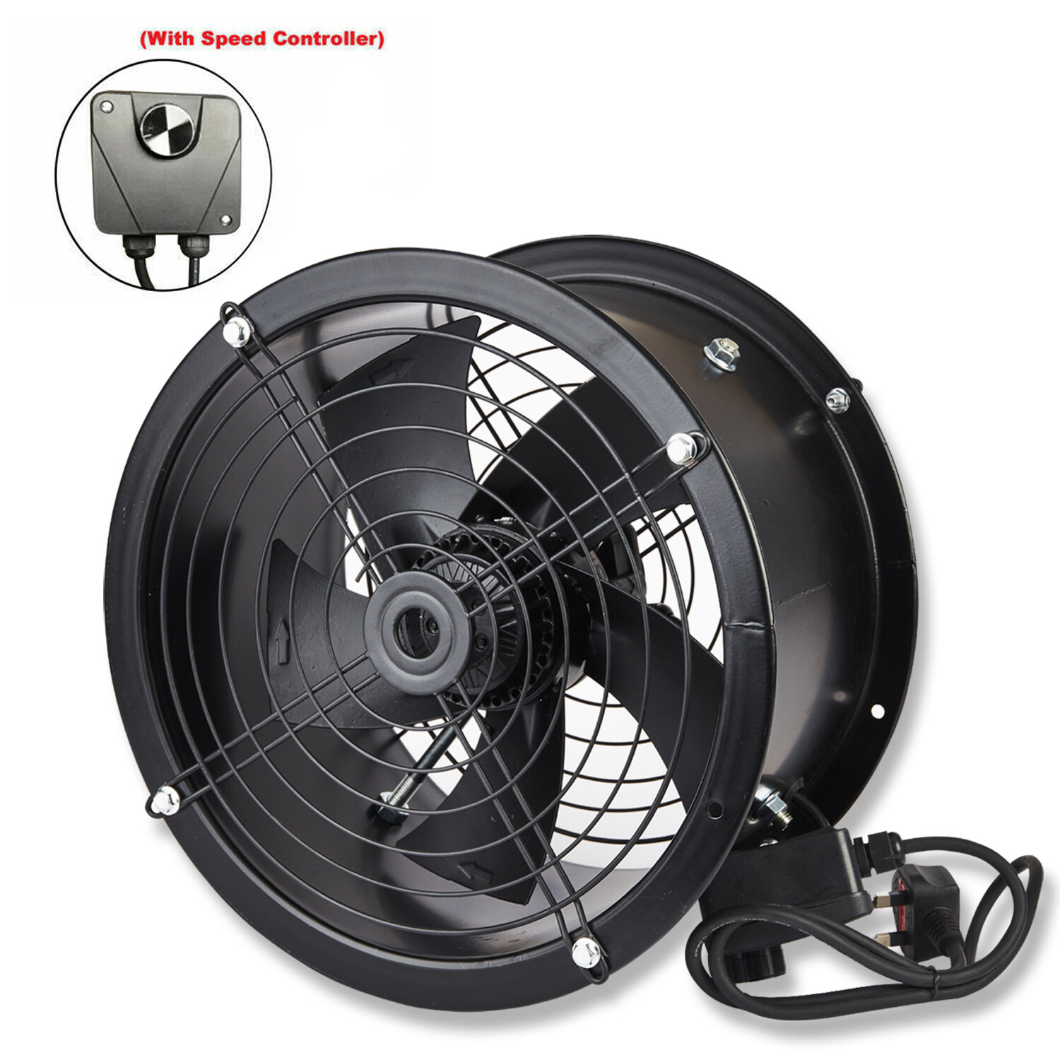 Commercial Cased Axial Extractor Canopy Kitchen Restaurant Industrial ...