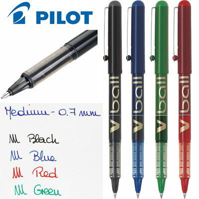 Pilot V BALL 07 Liquid Ink Rollerball Pen 0.7mm BL-VB7 Medium Tip | eBay UK