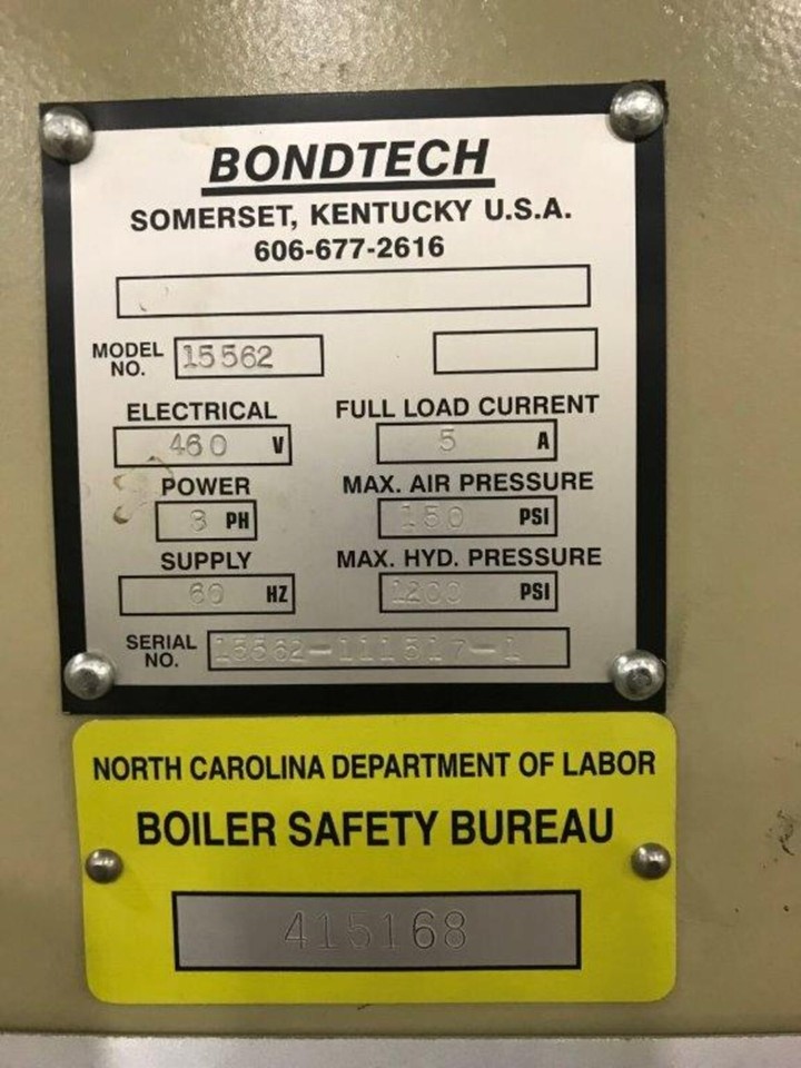 9'x20' Bondtech Autoclave, 115 psi @ 450 degree F Minimal Use 2017 | eBay