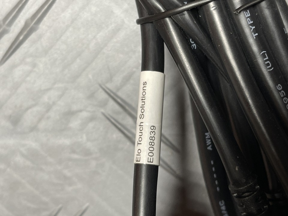 Elo Touch Cable E008839 Type CL2 Shielded Cable Black E139956 | eBay