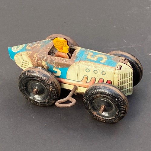Vintage Marx Tin Litho Wind Up Race Car | eBay