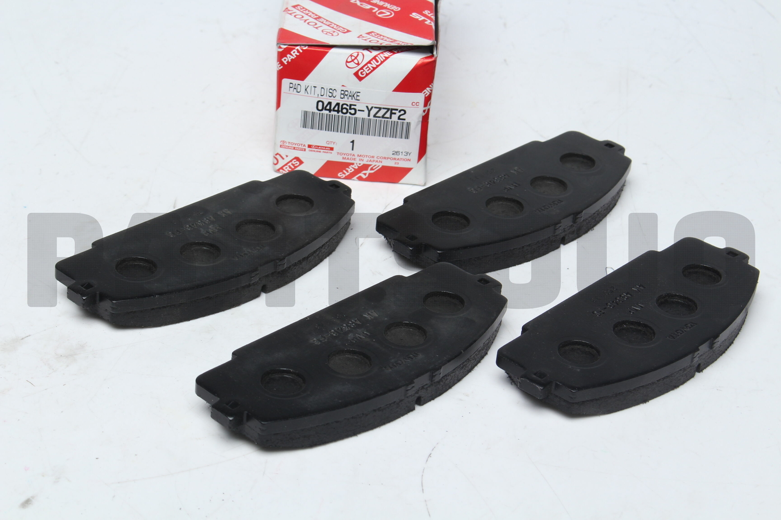 04465YZZF2 Genuine Toyota BRAKE PAD KIT 04465-YZZF2 | eBay
