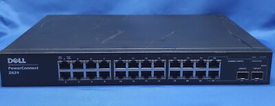 DELL POWERCONNECT 2824 4-PORT GIGABIT MANAGED ETHERNET SWITCH 1U | eBay