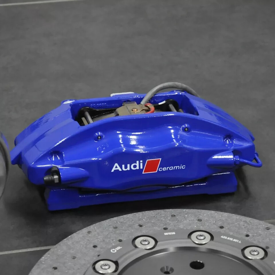 Audi R8 Carbon Ceramic Ceramic Full Brake Kit - Calipers, Rotors, Pads ...