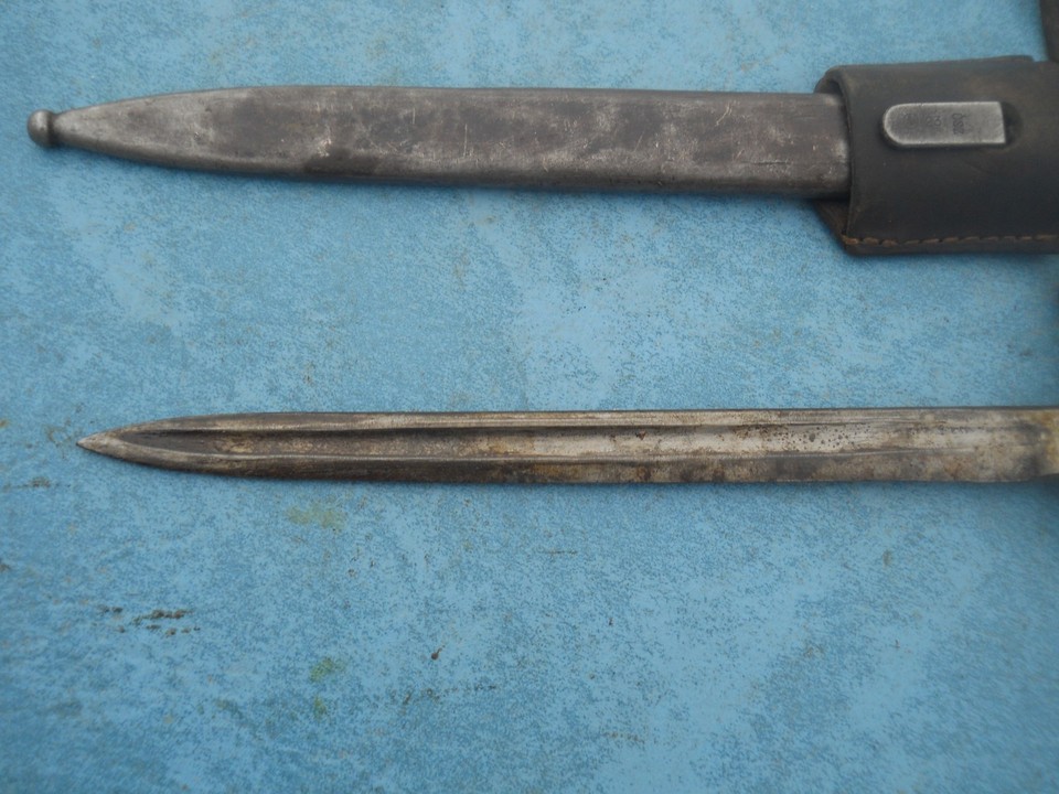 WW1 german M1898 turkish model 1935 mauser M-1 garand bayonet w ...