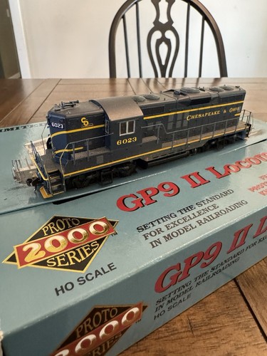 HO Scale Proto 2000 GP9 Chesapeake & Ohio #6023 DCC & Sound (Read ...