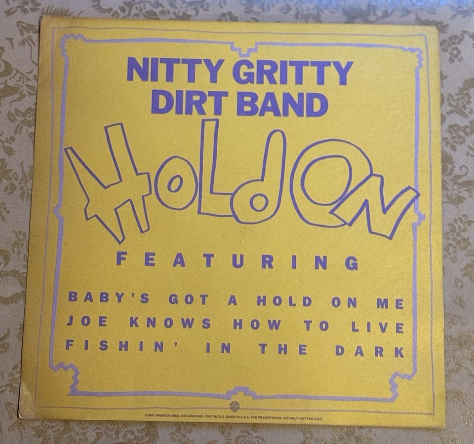 Nitty Gritty Dirt Band x4 Autographed 12x12 Hold On Promo Flat | eBay