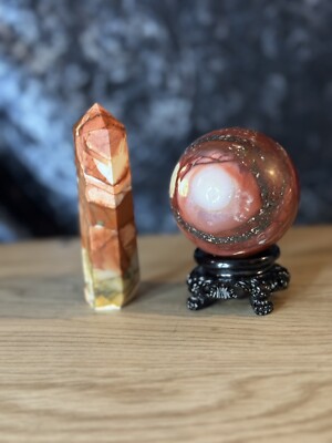 Mookaite Tower And Sphere Set | eBay