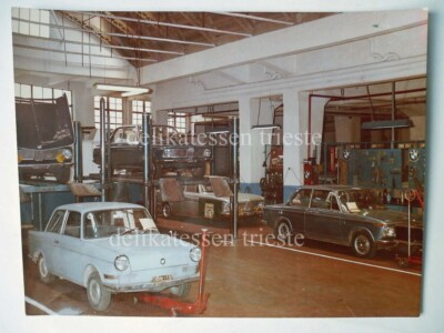 TRIESTE BMW concessionario GARAGE OFFICINA 1960 auto car vecchia foto ...