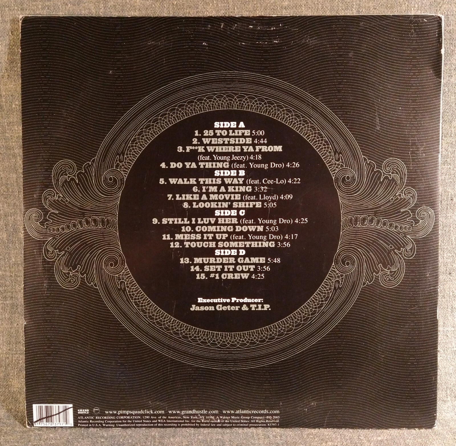 PSC PIMP SQUAD CLICK 25 TO LIFE VINYL 2 LP 2005 Double Record ALBUM ...
