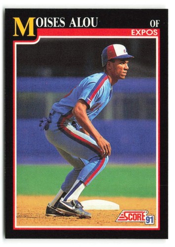 1991 Score Moises Alou #813 Montreal Expos BASEBALL Card | eBay