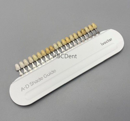 Ivoclar Vivadent Dental Teeth Shade Guide A-D 20 Color chart Porcelain ...
