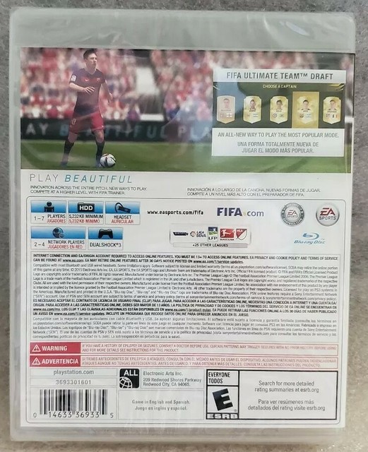 FIFA 16 PlayStation 3 - Standard Edition Very Good for sale online | eBay