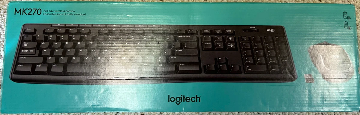 Logitech Wireless Keyboard And Mouse Mk270