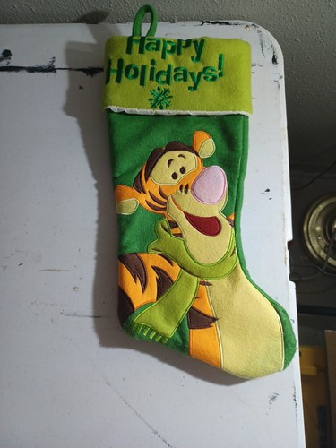 Disney Tigger Happy Holidays Christmas Stocking | eBay