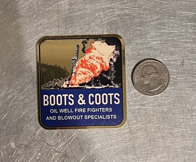 Boots & Coots Oil Well Firefighting Hardhat Sticker - 2-1/4”x 2-1/2” | eBay