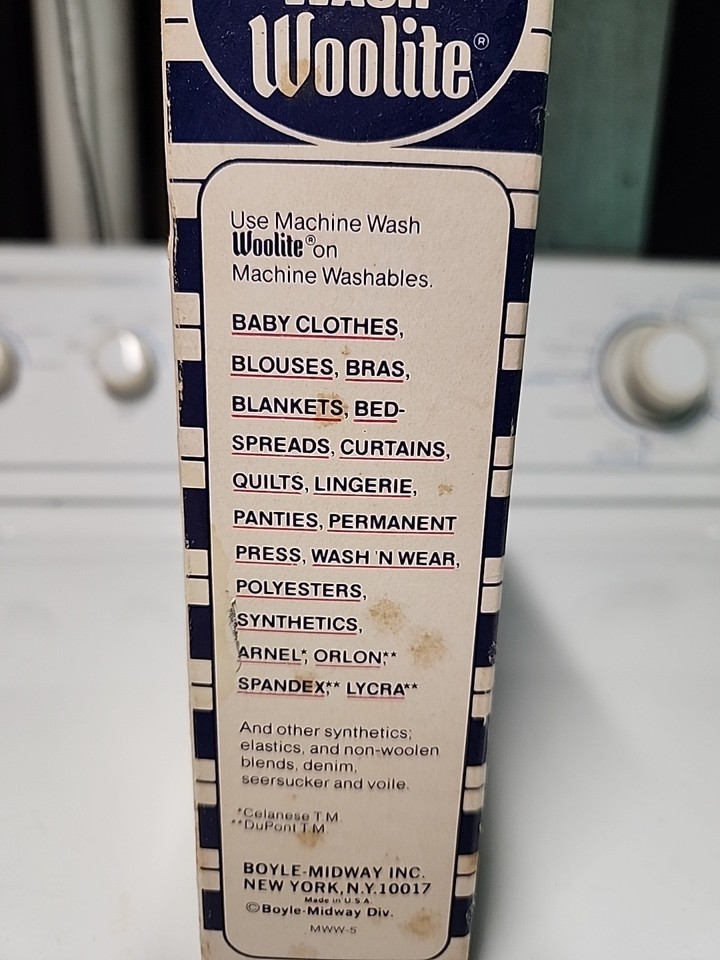 Vintage Woolite 14oz Box Unopened | eBay