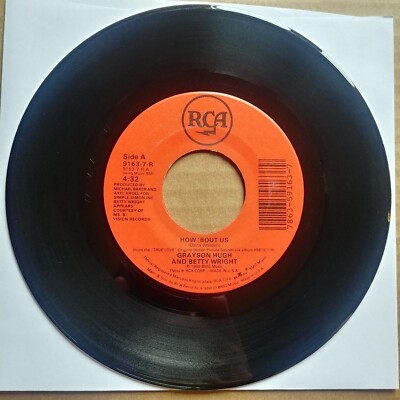 GRAYSON HUGH & BETTY WRIGHT How Bout Us 45 7" FUNK SOUL Record Vinyl ...