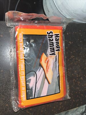 Vintage Handy Shammy RED Single Pack NEW 9.5 x 11.5 inches | eBay