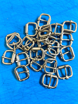 Lot (24) Horse Halter Harness Chrome Buckles 1" (2.5 cm) steel | eBay