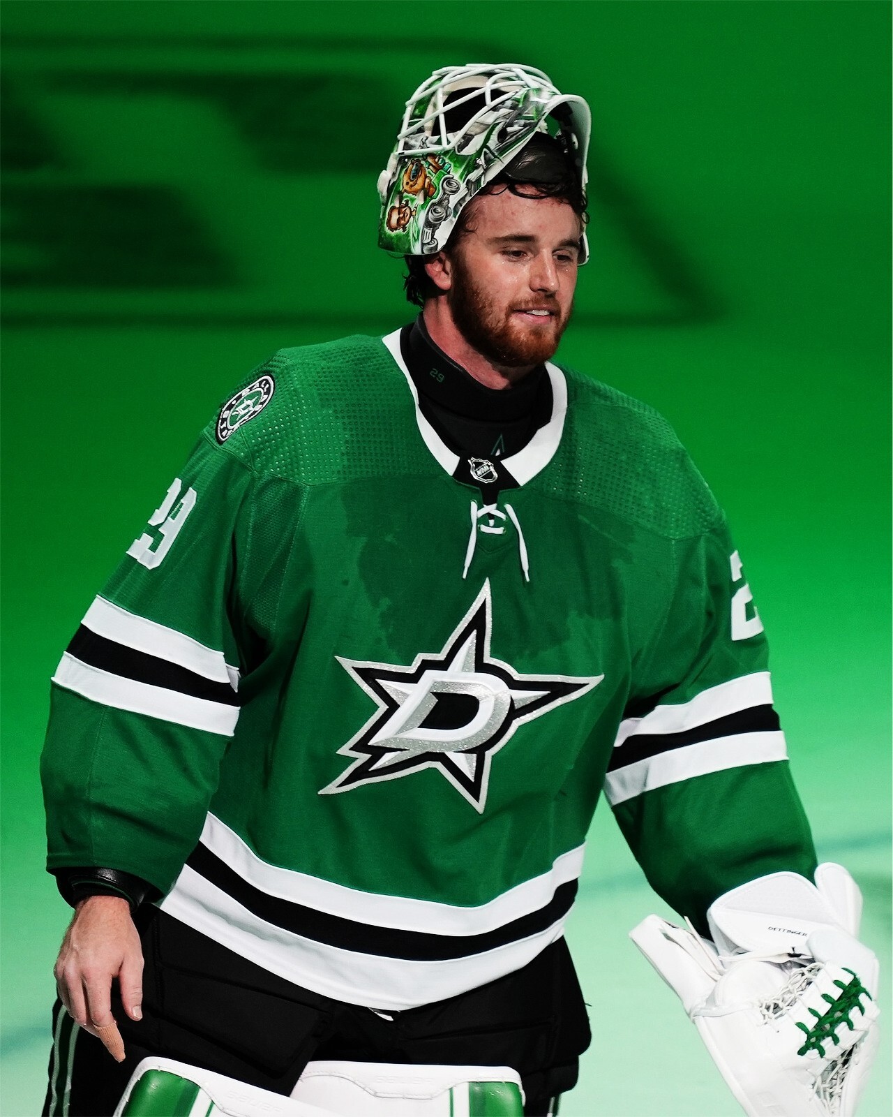 Jake Oettinger 2024 Playoffs Post Game Sweat Dallas Stars 8x10 NHL ...